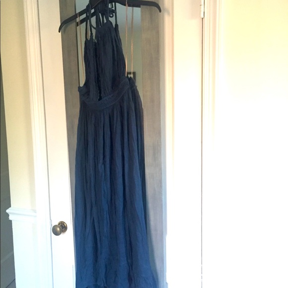 Raviya | Dresses | Raviya Ruffled Halter Coverup Maxi Dress | Poshmark